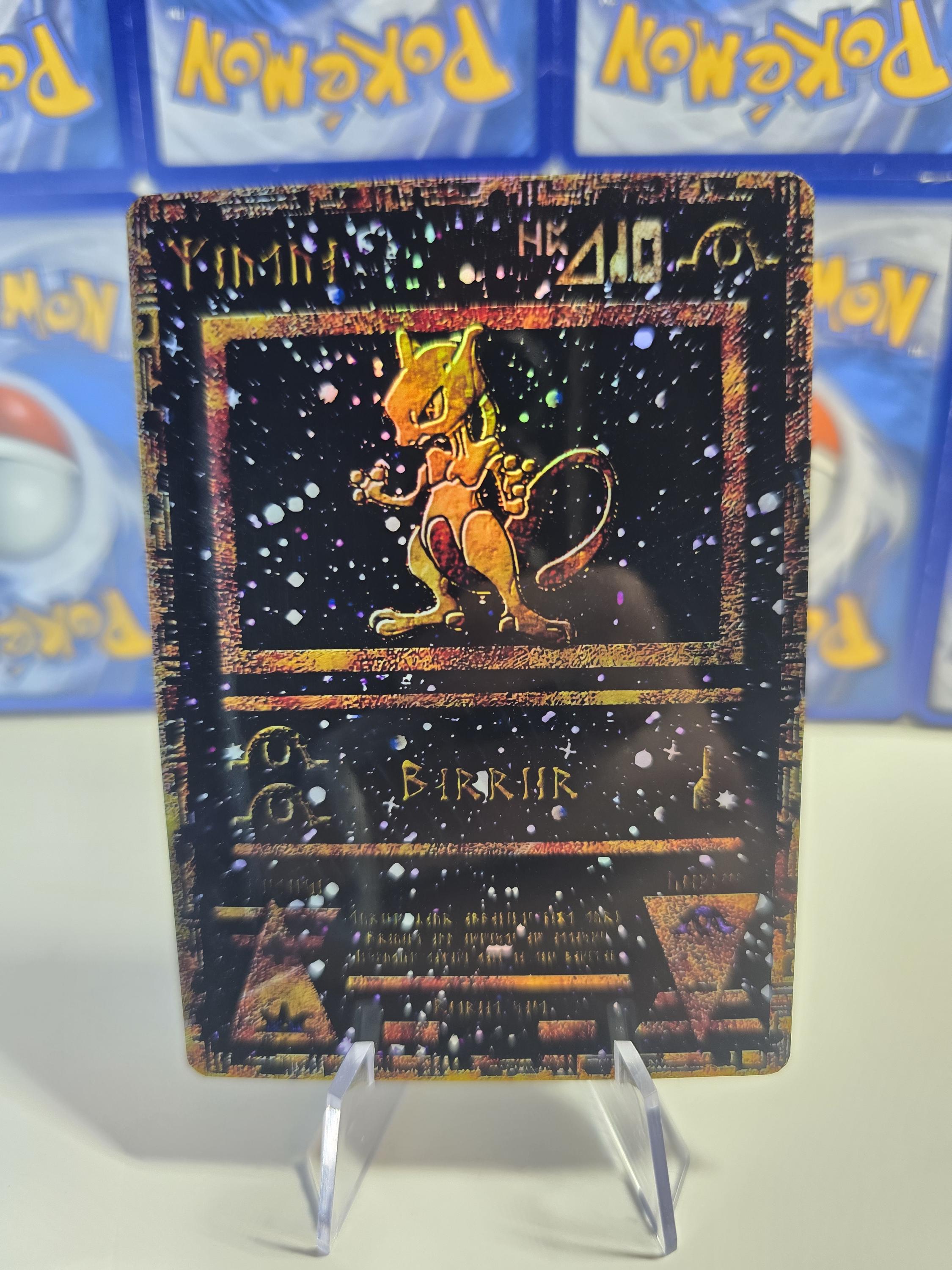 Holographic Ancient Pokemon Cards Proxy Replicas, Drop Down Card ...