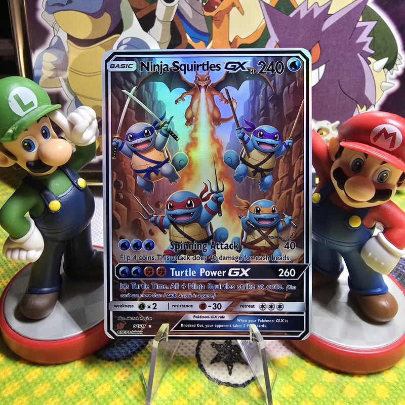 Big Pokemons Cards - Etsy