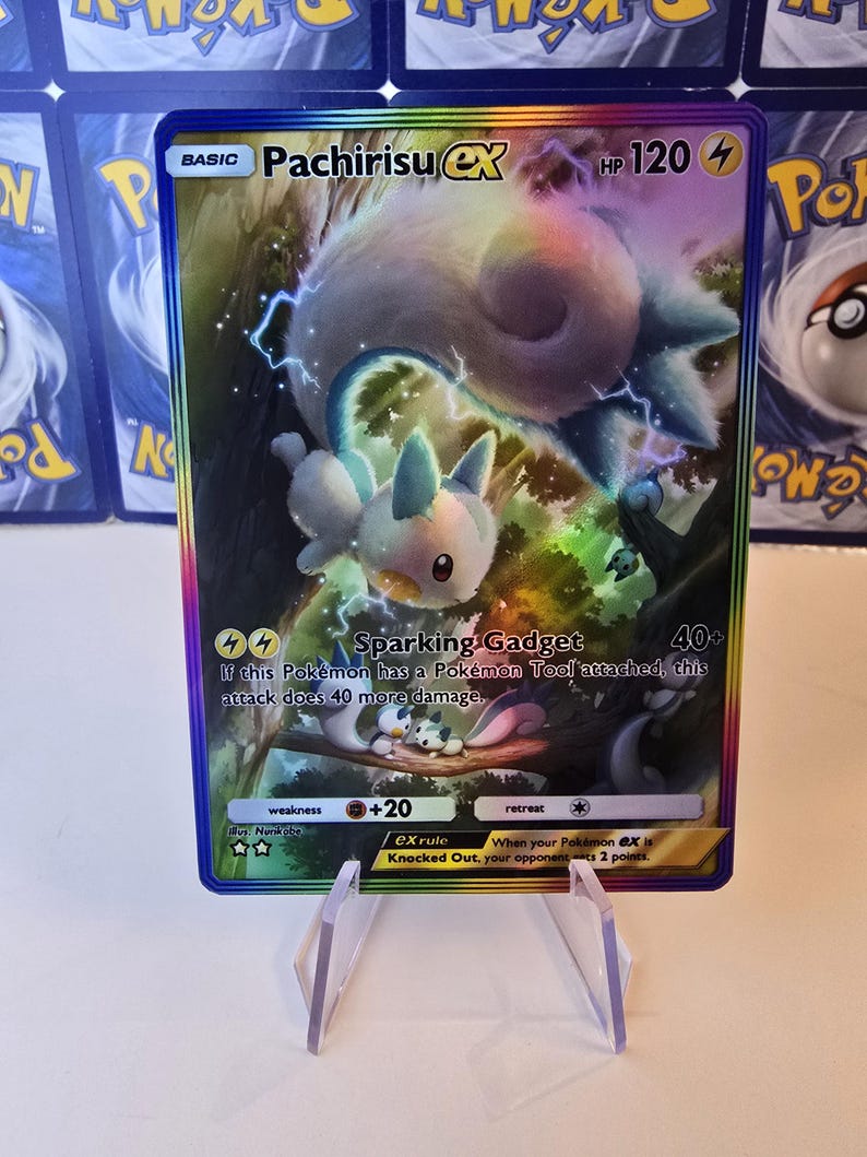 Holographic Mewtwo Pokemon TCG Proxy Card, Full Art Replica, Drop Down ...