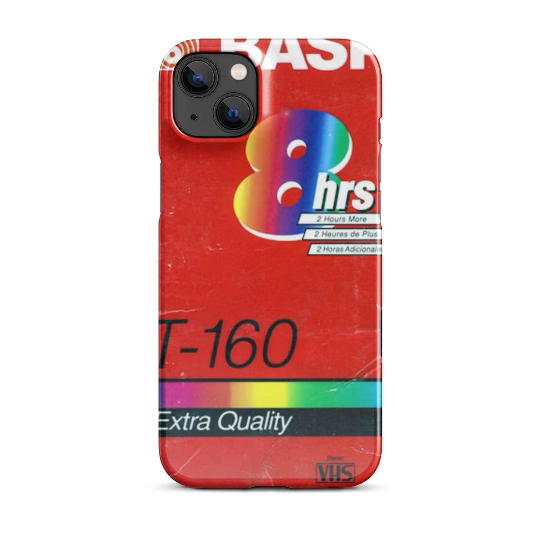 Vintage VHS Blank Video Tape Print Gen X 70s 80s 90s VCR Retro Design ...