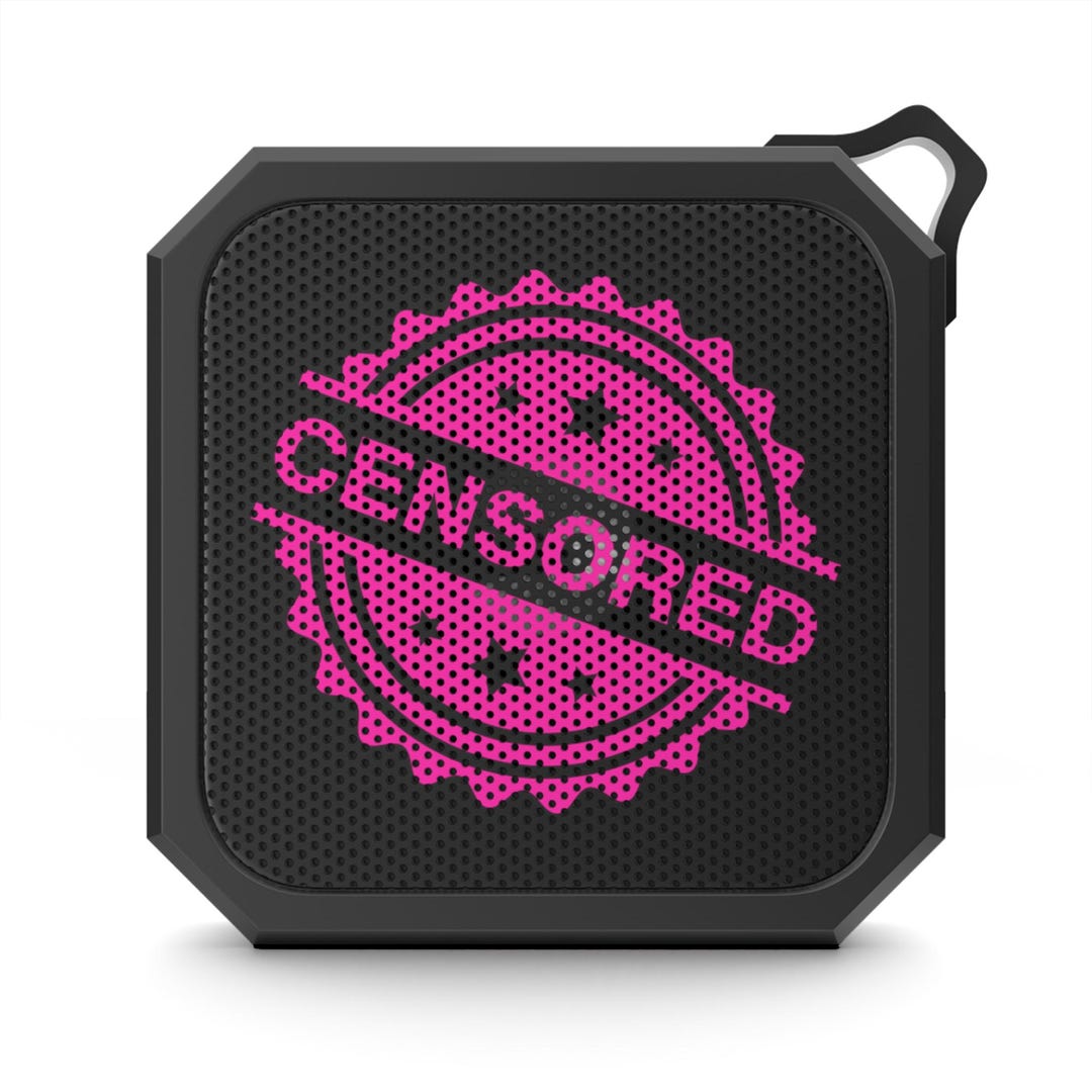 Neon Hot Pink Censored Stamp Print Social Justice Activist Protest ...
