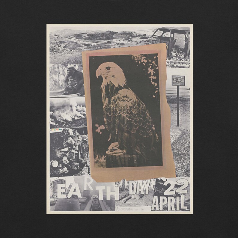 Earth Day April 22 1970 Vintage Poster Graphic Tee Environmentalists ...