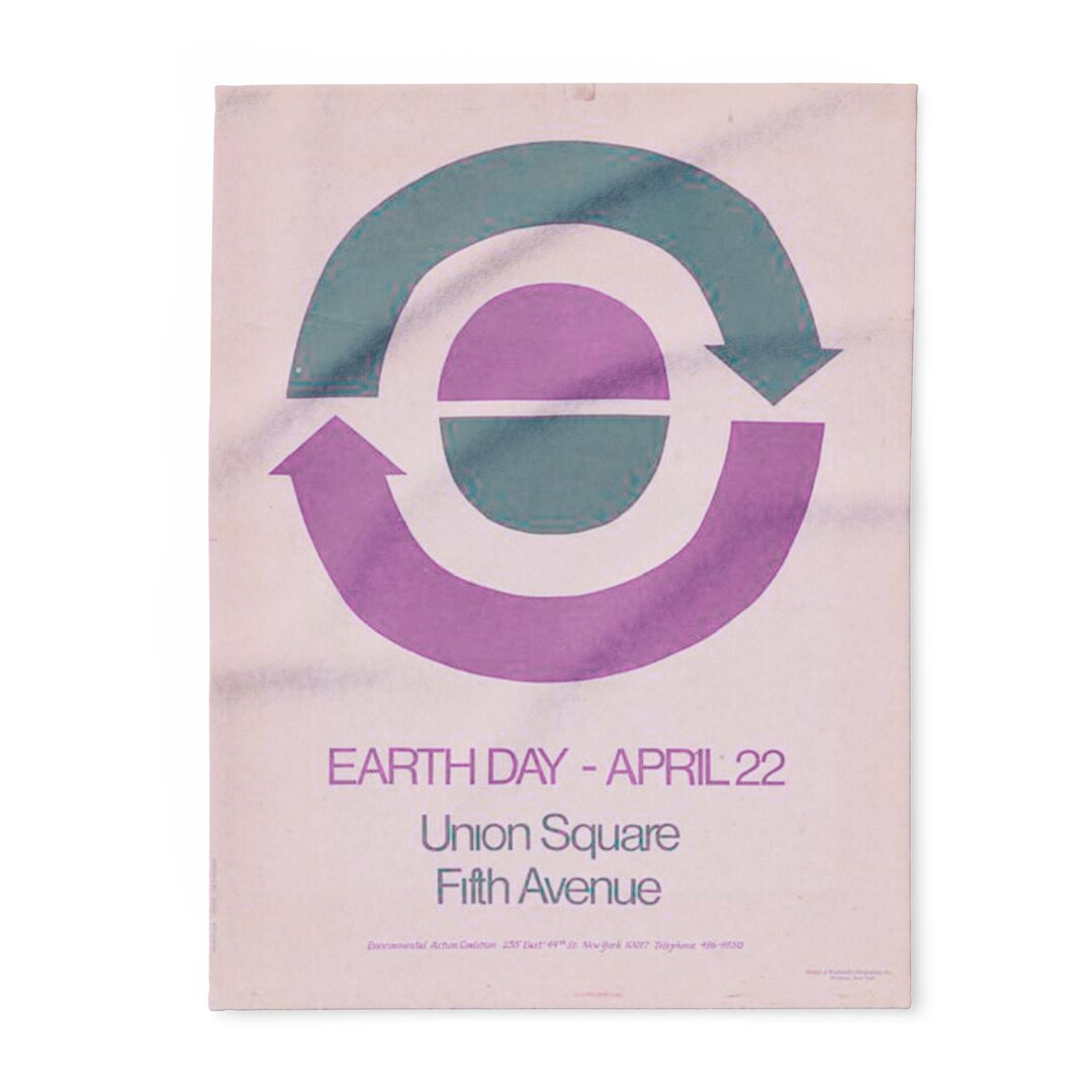 Vintage Earth Day April 22 1970 Poster Print Union Square Fifth Avenue ...