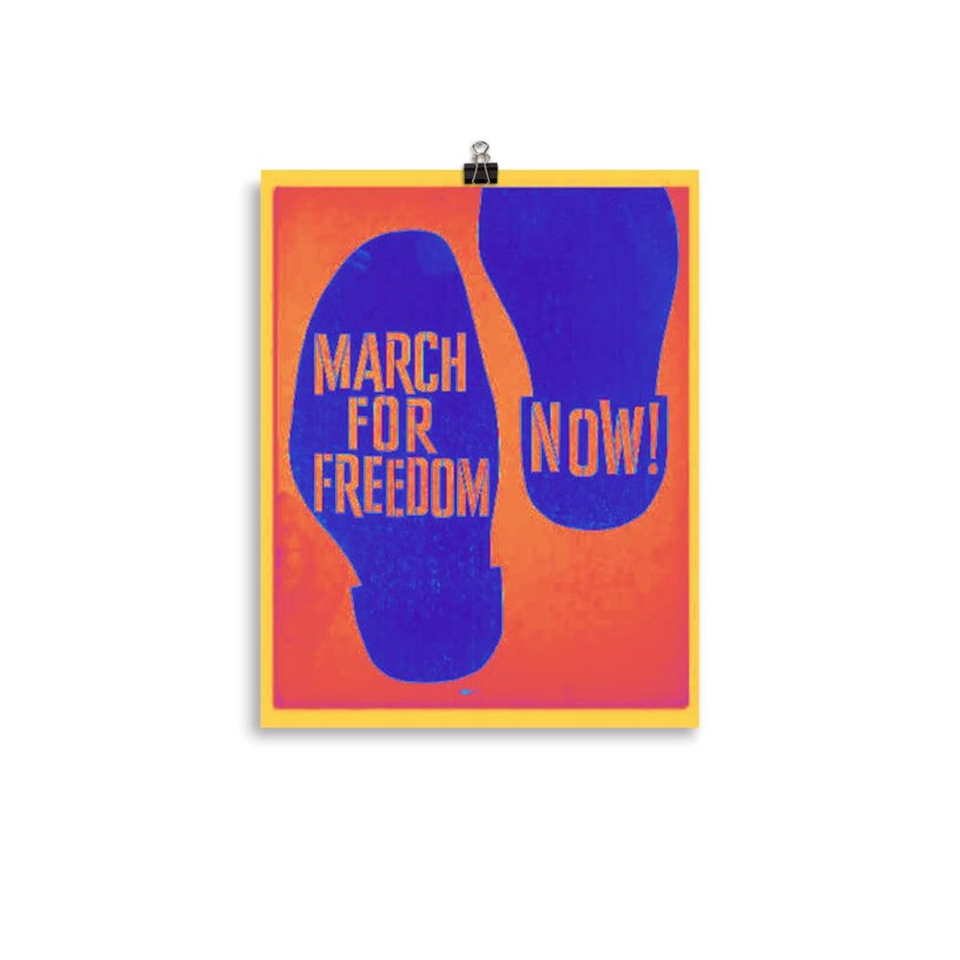 March to Freedom 1963 March on Washington MLK Civil Rights Movement ...