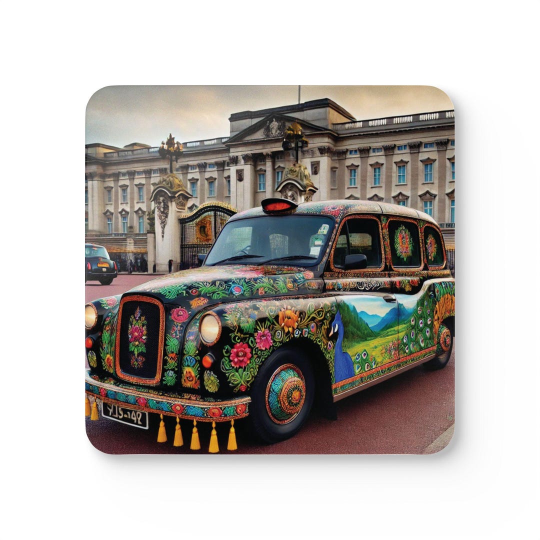 Pakistani Truck Art Coasters: London, New York & Pakistan Landmarks ...