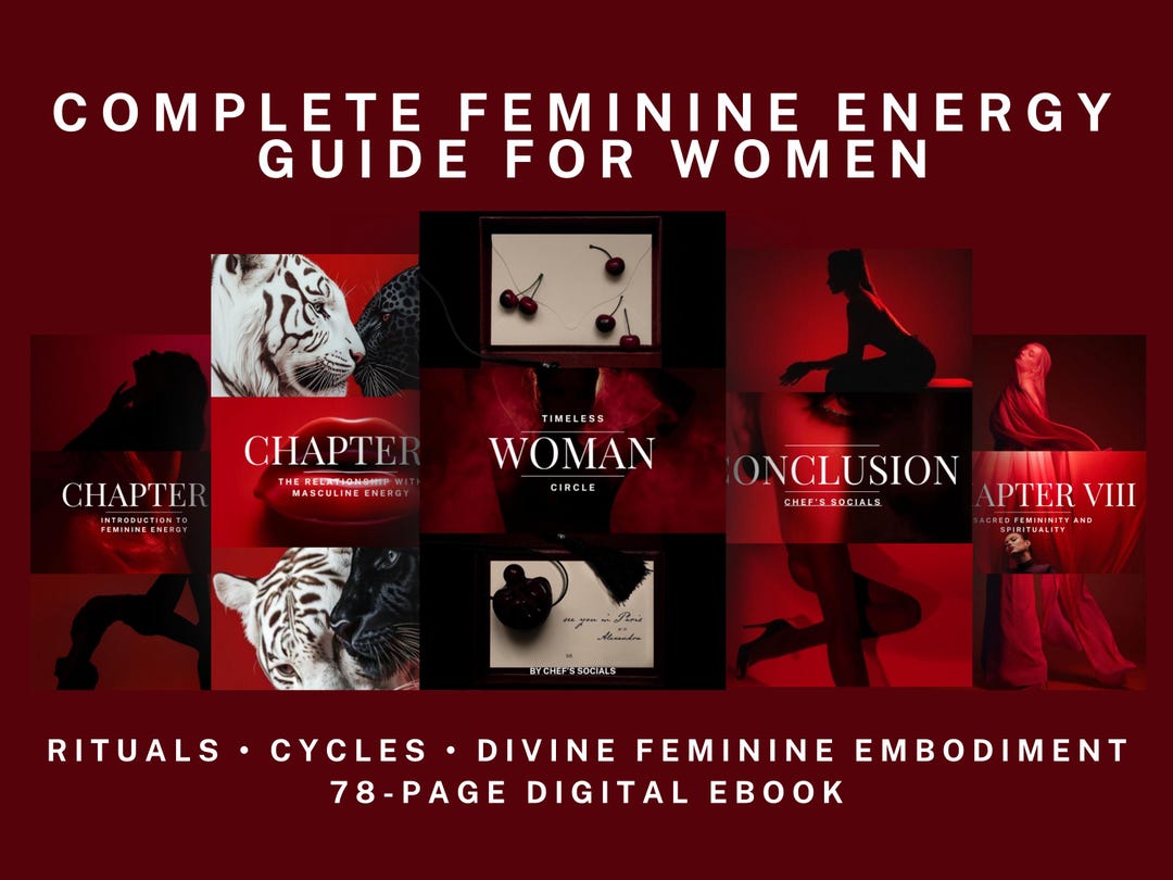 Complete Feminine Energy Guide for Women | Rituals, Cycles & Divine ...