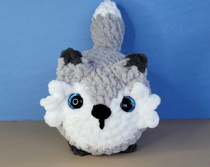 Timber the Loaf Wolf, Amigurumi, Crochet, Handmade, Ready to Ship - Etsy