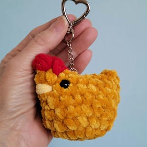 Stardew Valley Chickens Key Chains, Five Colors, Amigurumi, Crochet - Etsy