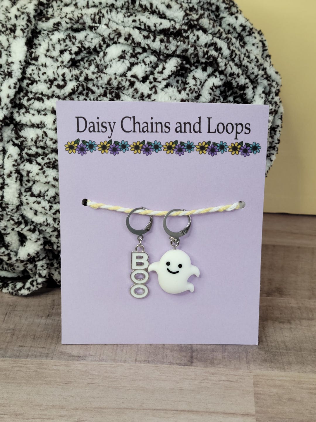Cute Ghost and BOO Stitch Markers, Crochet, Knitting, Progress Keeper ...