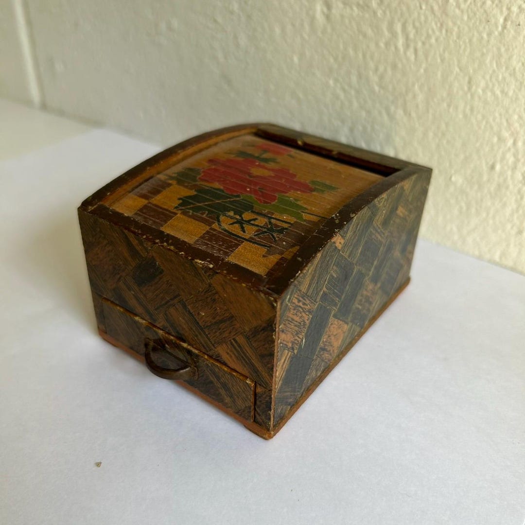 Japanese Woodwork Mechanism Type Box - Etsy