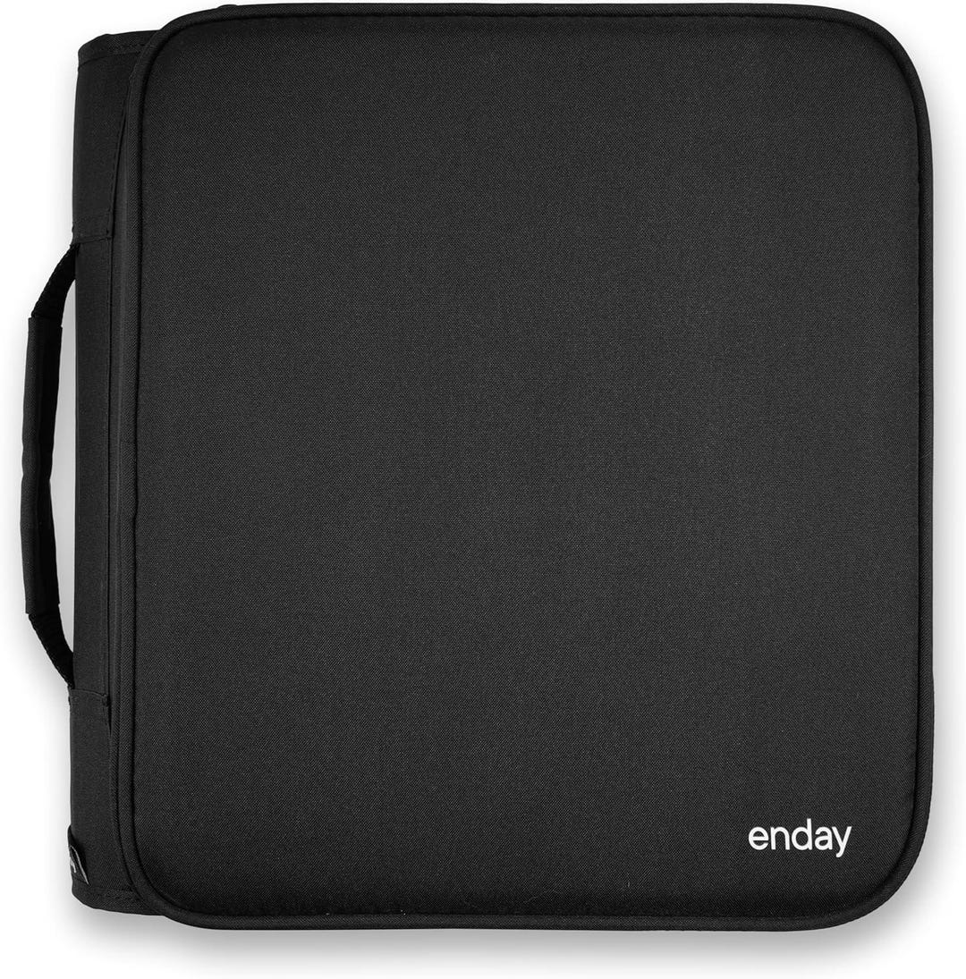 Zipper Binder 3 Ring, Large 2 Inch Binder With Zipper, 5 Pockets ...