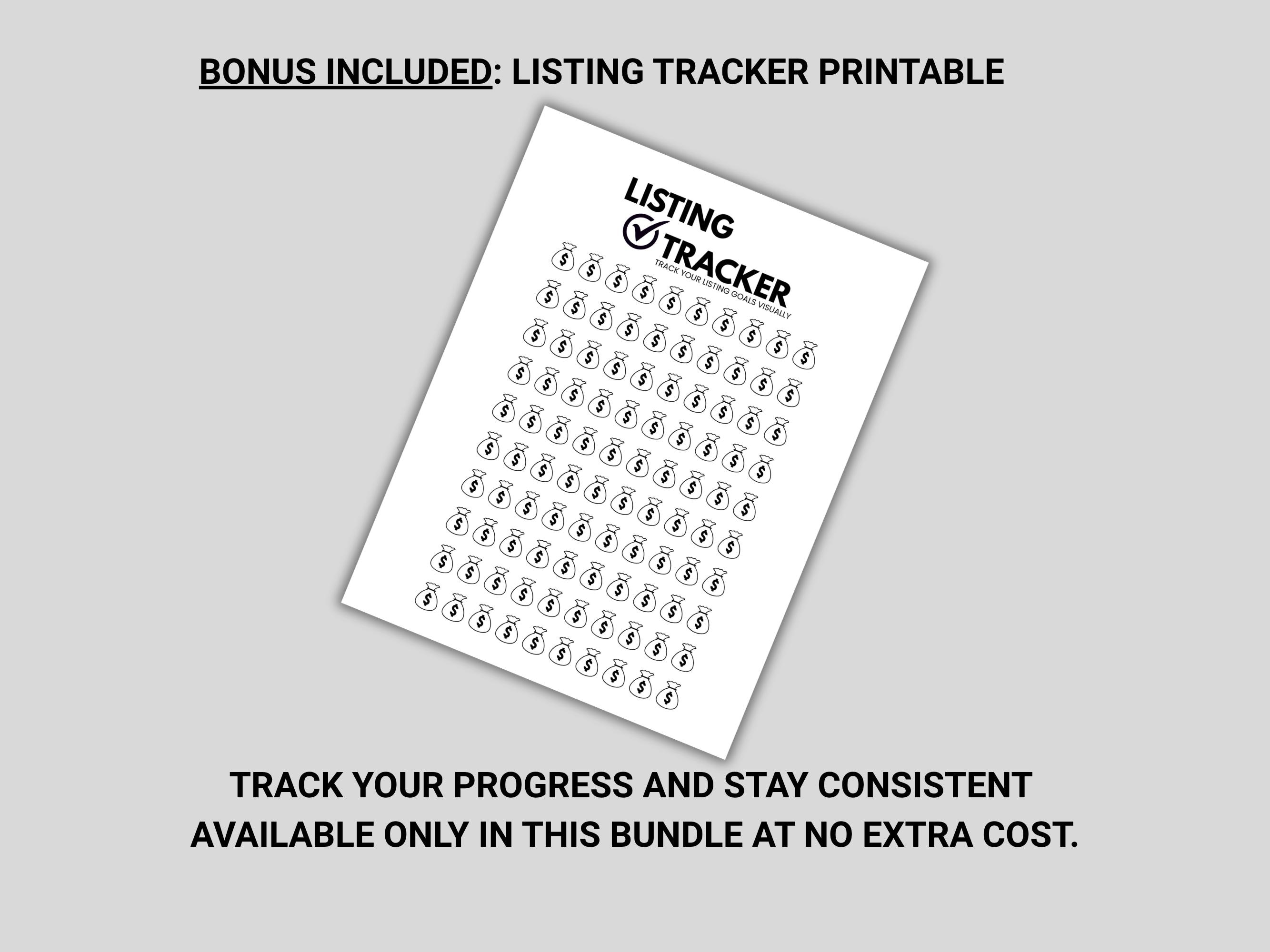 Reseller Listing Template Bundle Clothing Shoe & Hard Goods Measurement ...