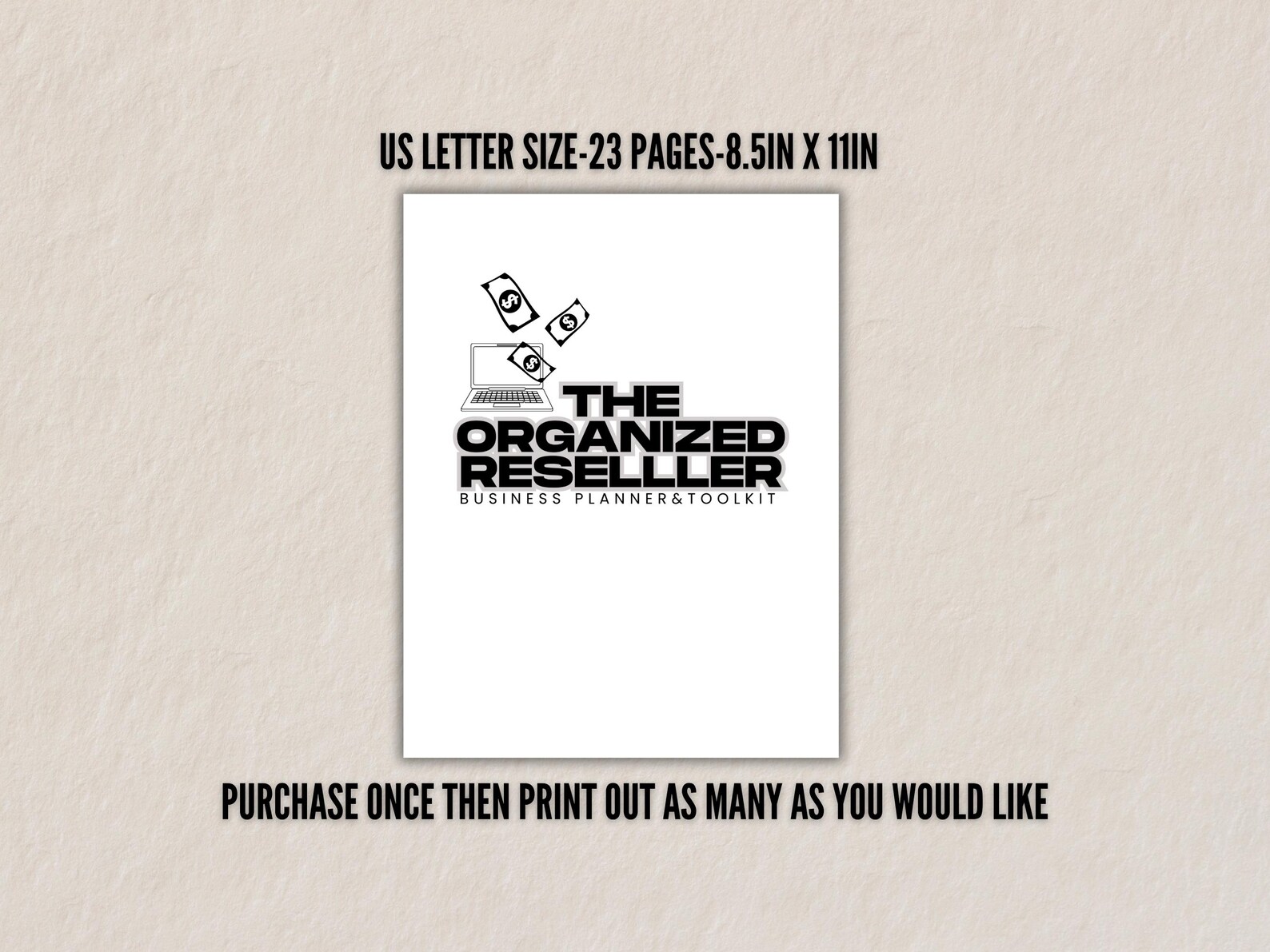 Reseller Planner Printable Bundle Reselling Toolkit for Ebay Poshmark ...