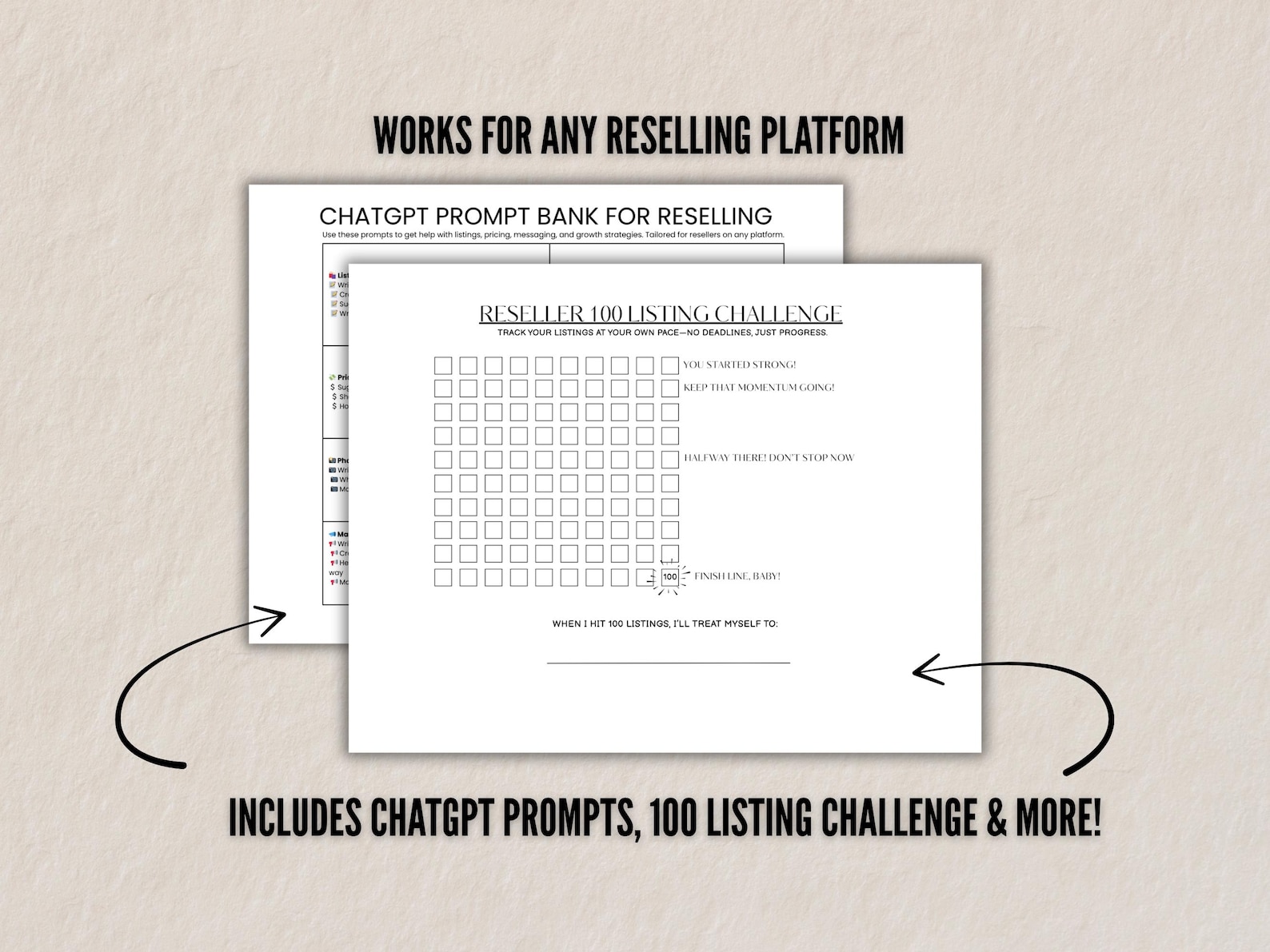 Reseller Planner Printable Bundle Reselling Toolkit for Ebay Poshmark ...