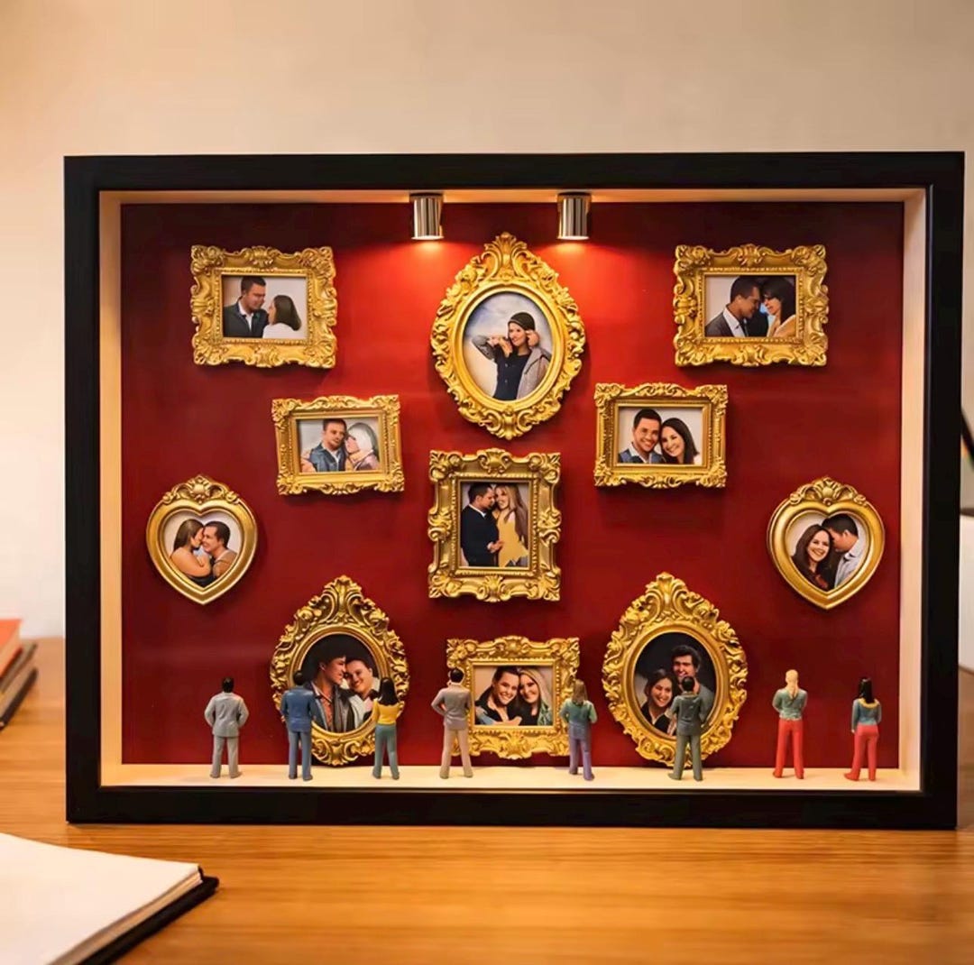DIY Museum of Us Memory Box, Romantic Display, Miniature Statues, Gift ...