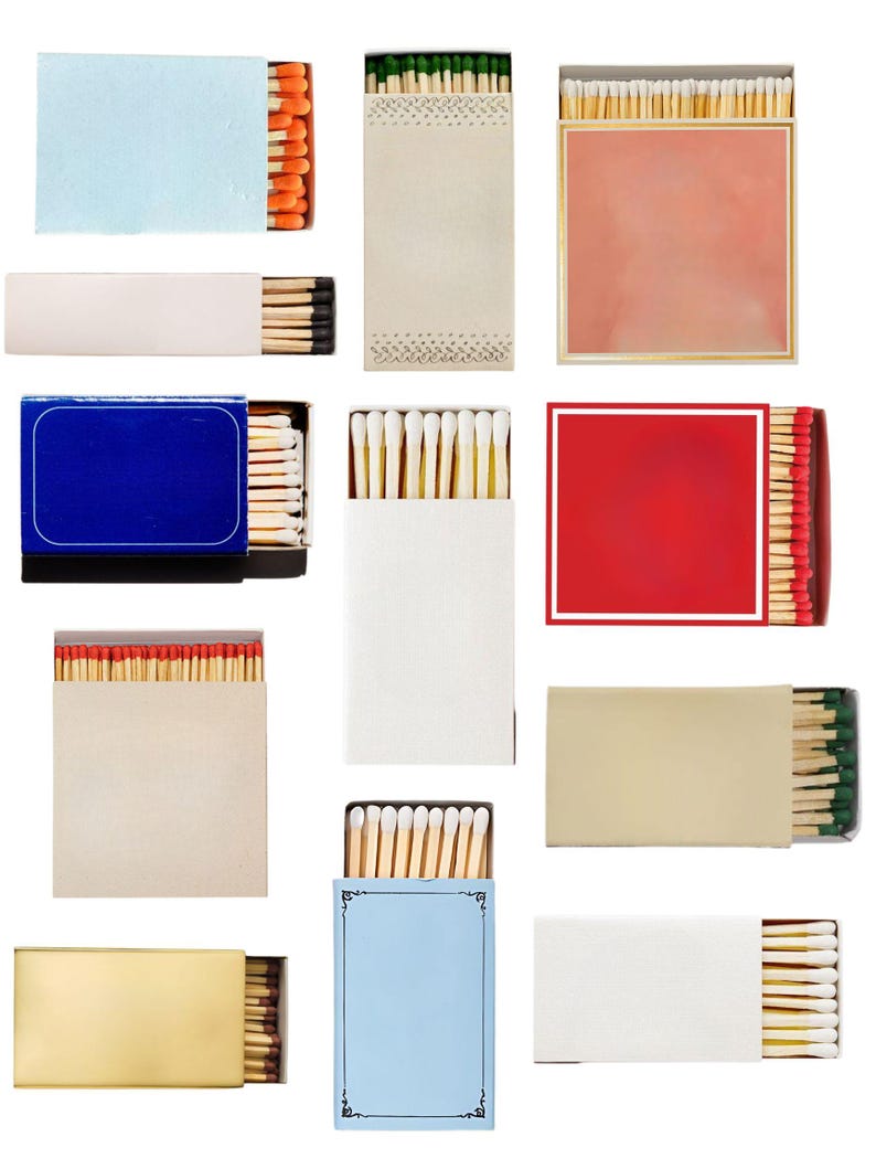 Matchbox Template - Etsy