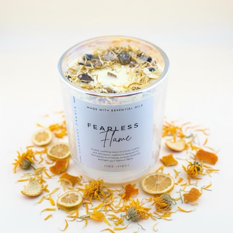 Solar Crystal Candle - Etsy