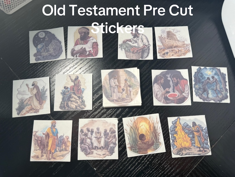 Bible Sticker Collection Set - Clear Scripture Stickers - NT, OT ...