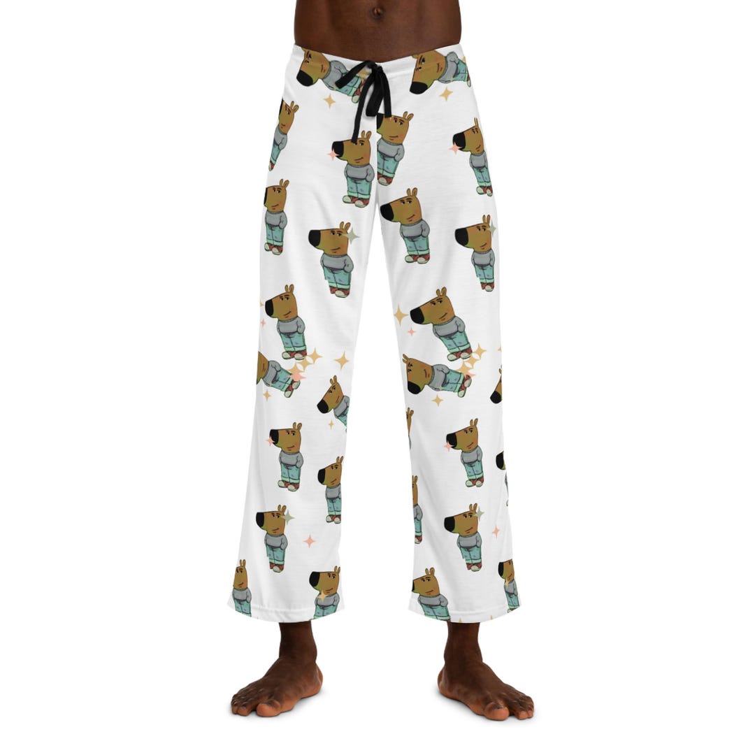 Funny Meme Men's Pajama Pants, Comfy Lounge Wear for Chill Guys ...