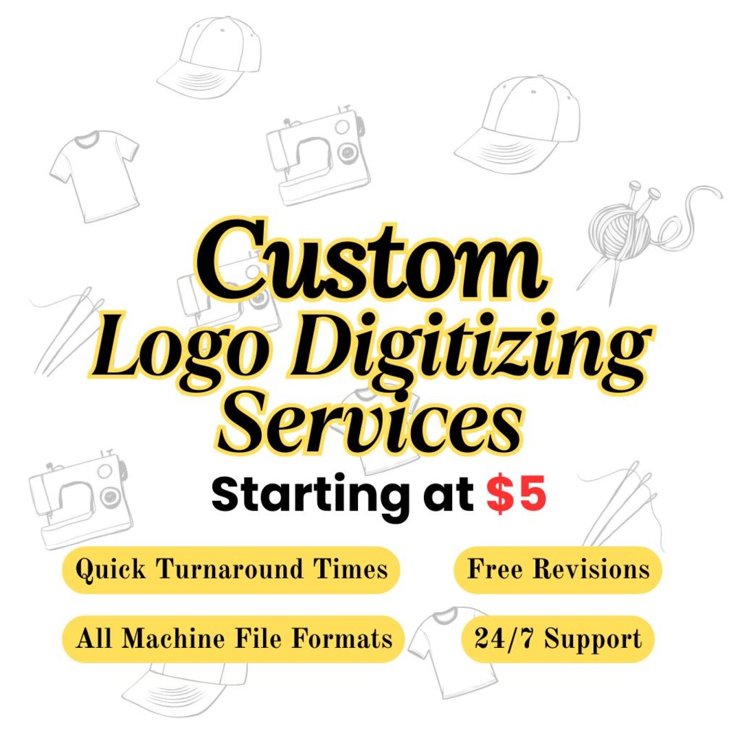 Logo Digitizing for Embroidery – Custom Business & Brand Logo File ...