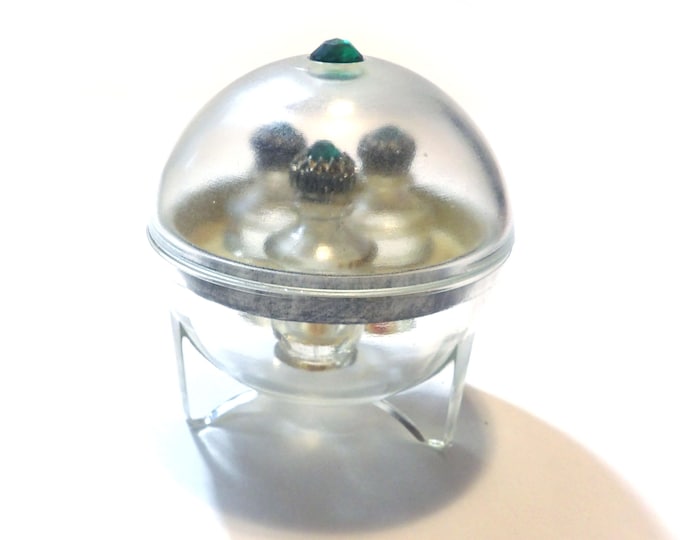 Vintage Apple Blossom Perfume Holder Made of a Glass Sphere and Reverse ...