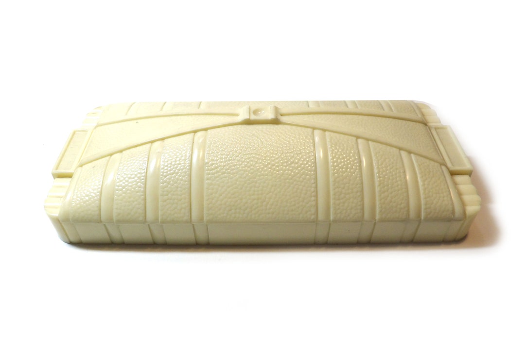 Large Vintage 40s Celluloid French Ivory Jewelry Trinket Box - Etsy