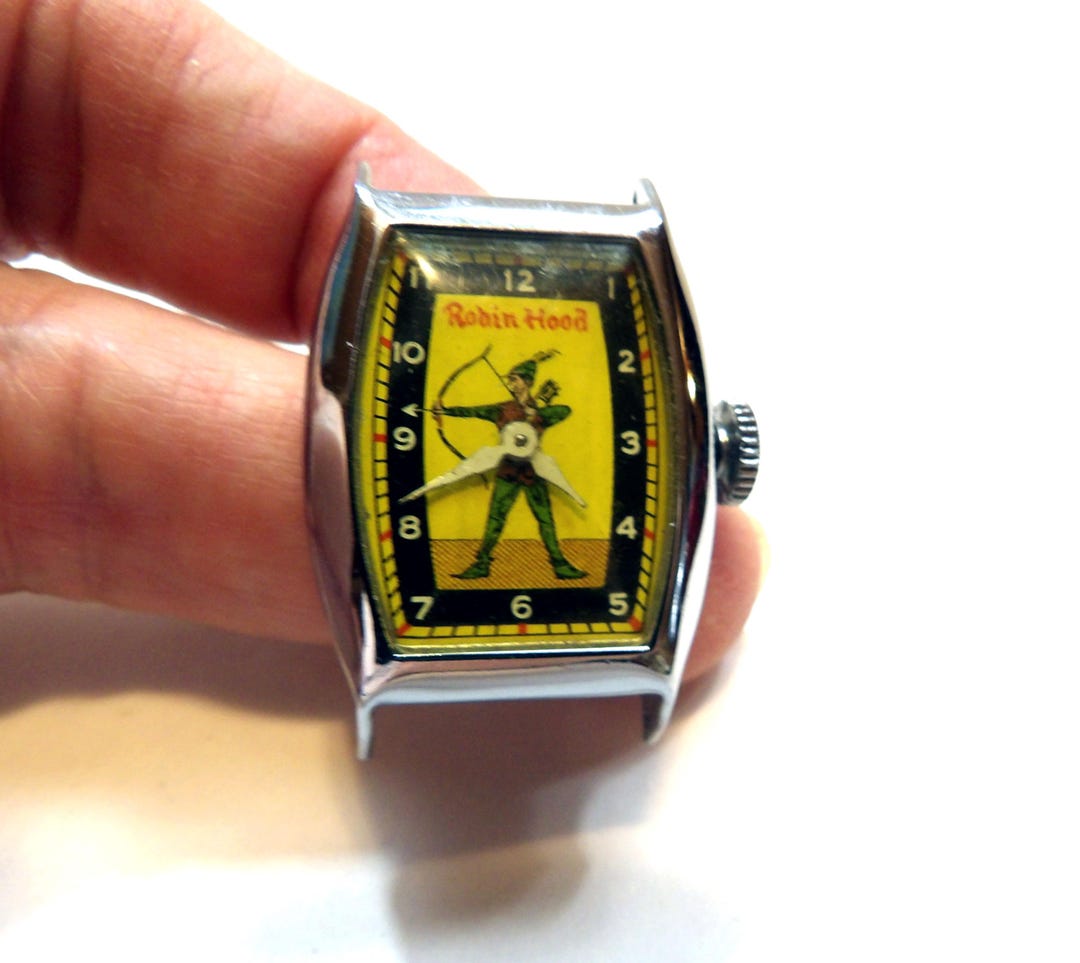 Vintage Walt Disney 1950s Robin Hood Watch Face No Band - Etsy