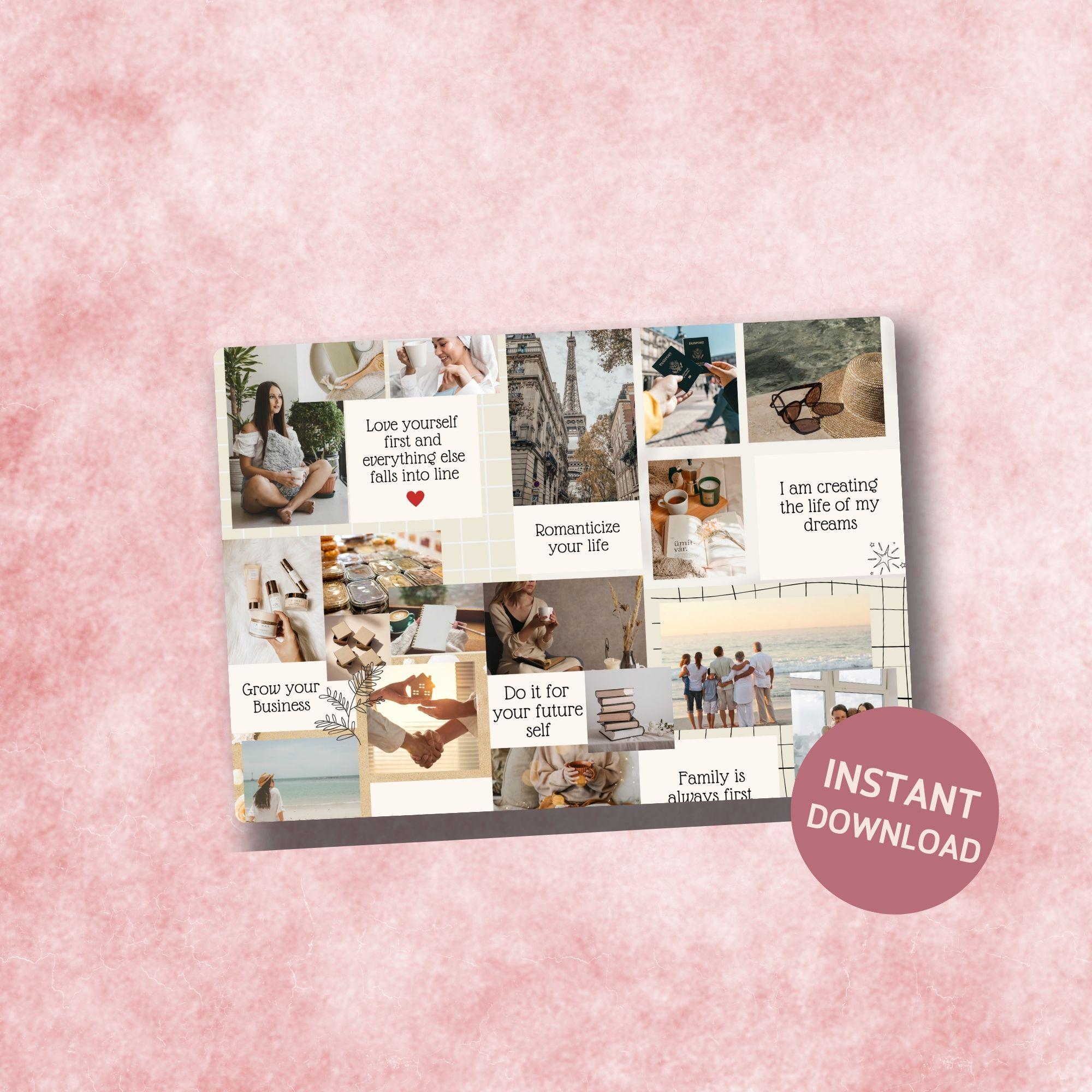 2025 Printable Vision Board Bundle With 800+ Printable Photos ...