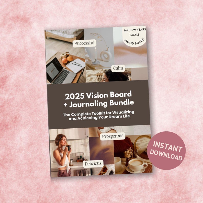 2025 Printable Vision Board Bundle With 800+ Printable Photos ...