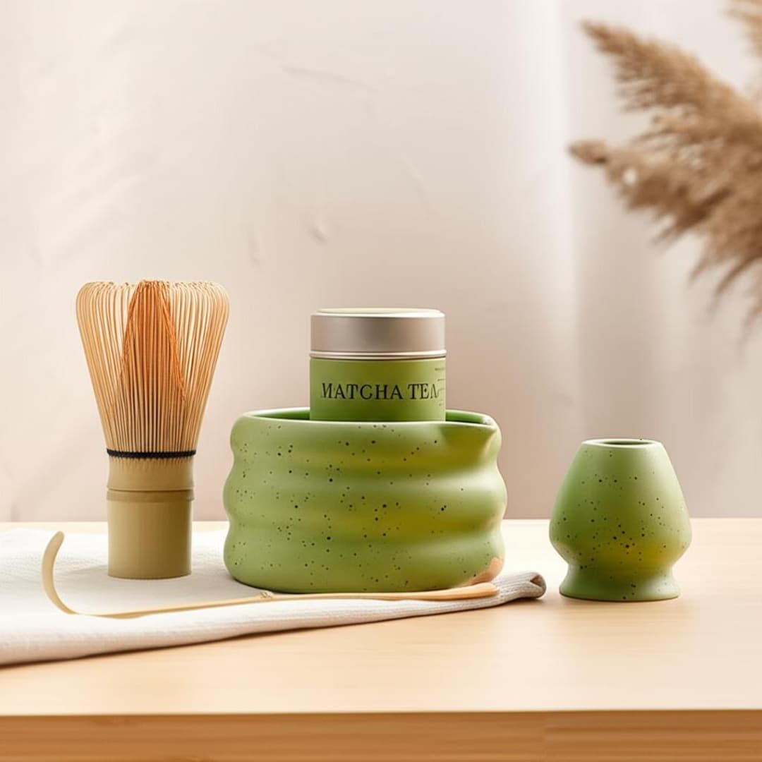 Aesthetic Ceramic Matcha Tea Set for Home Wellness Ritual | High ...
