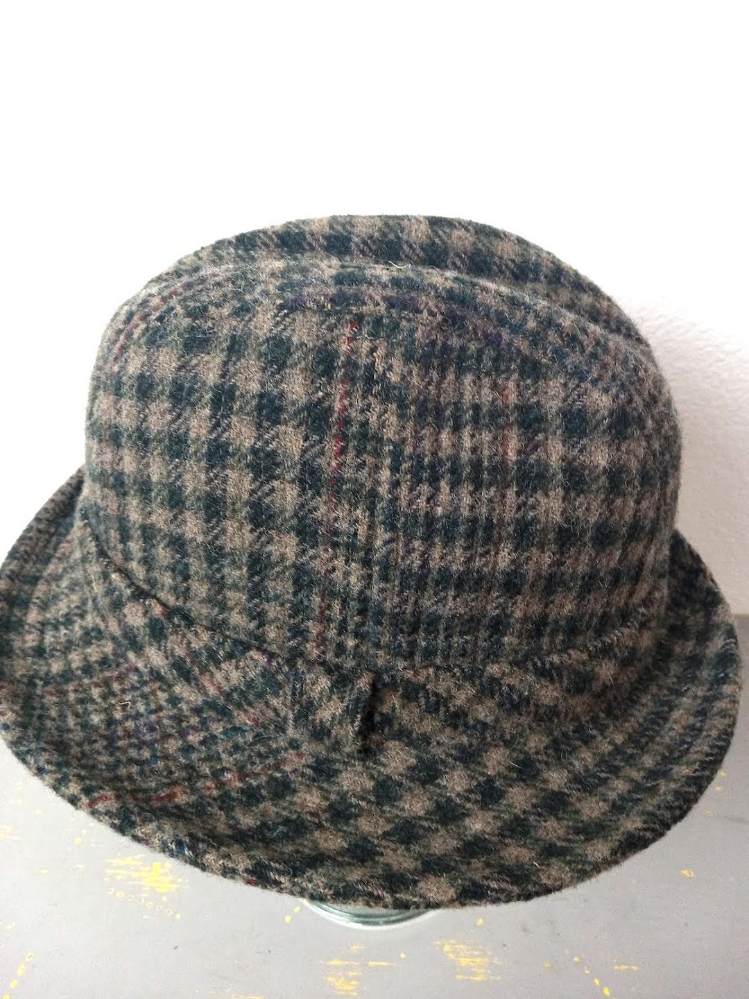 Vintage Pendelton Wool Tweed Trilby Mens Hat - Etsy