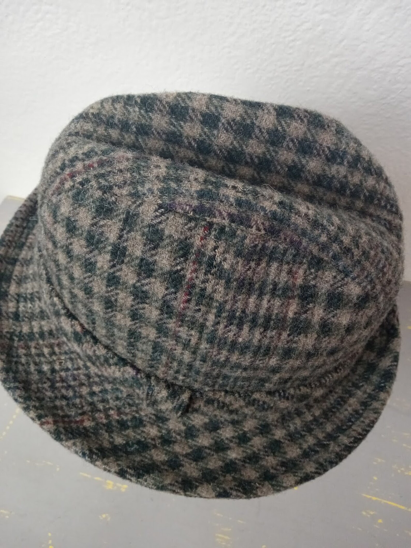 Vintage Pendelton Wool Tweed Trilby Mens Hat - Etsy