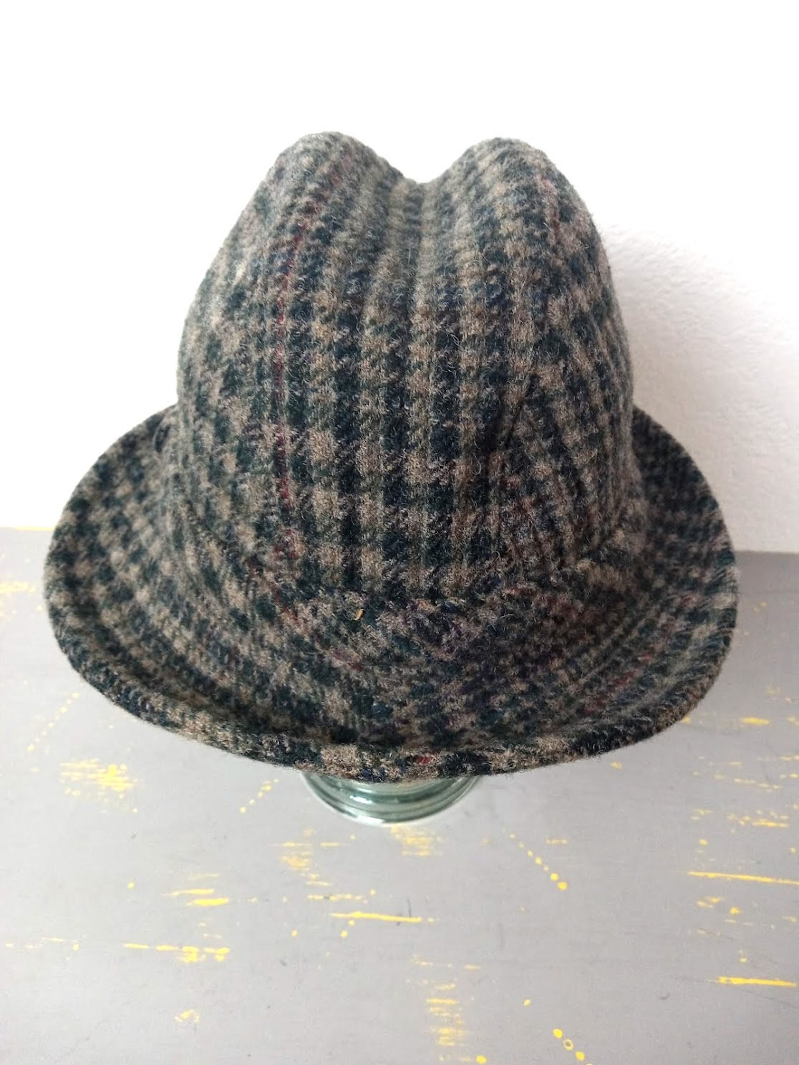 Vintage Pendelton Wool Tweed Trilby Mens Hat - Etsy