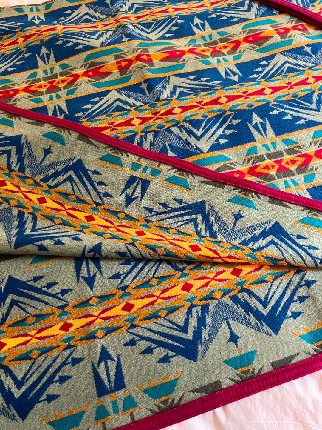 Pendleton Blanket Wool Beautiful Beaver State - Etsy