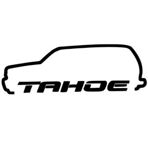 Chevy Tahoe Vinyl Decal - Etsy