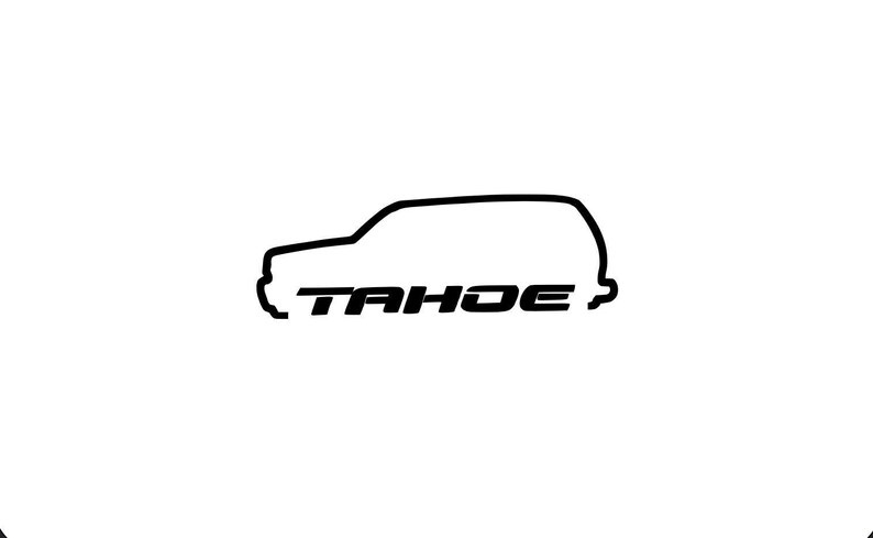 Chevy Tahoe Vinyl Decal - Etsy