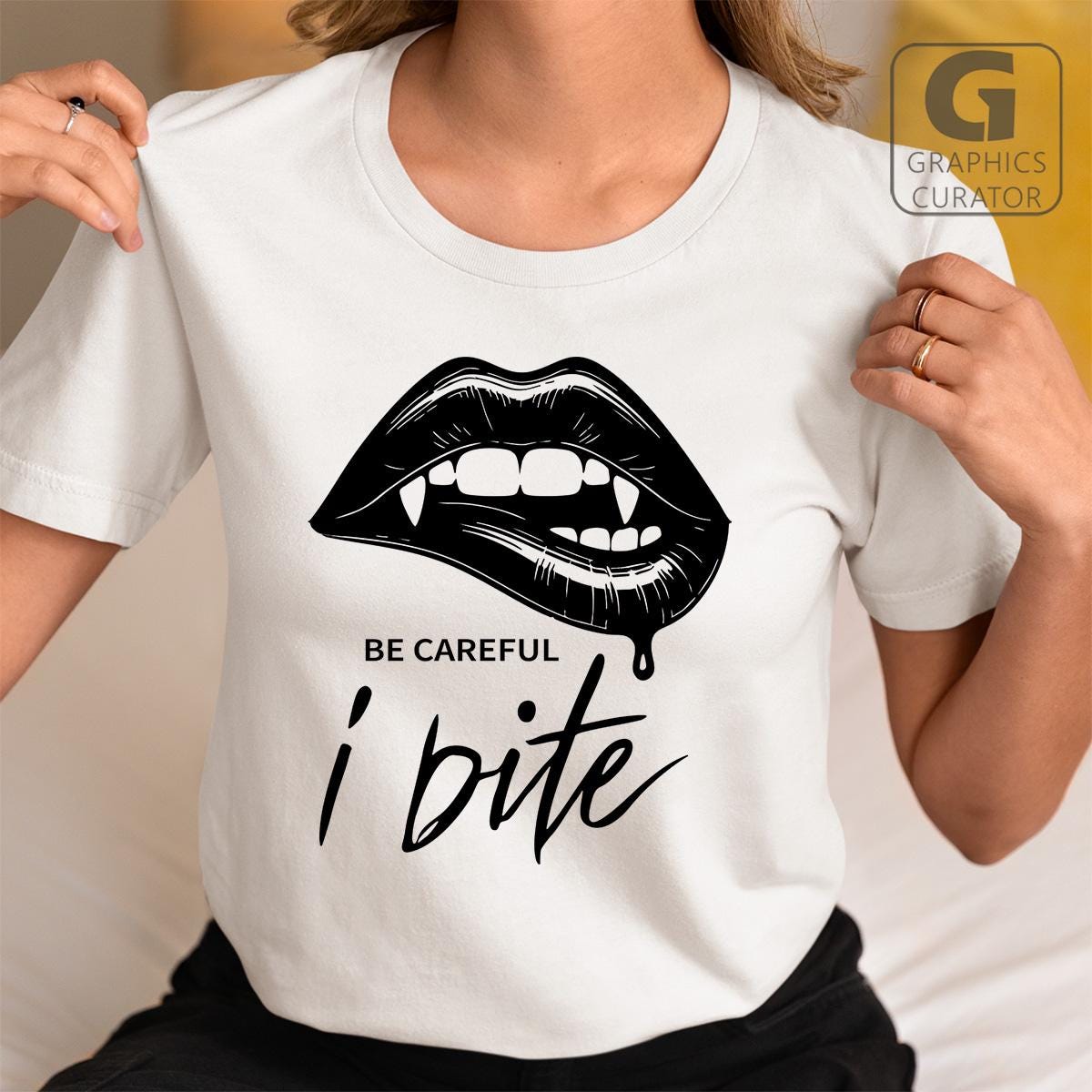 I Bite Vampire Fangs SVG PNG Vector Clipart Printable PDF Fantasy ...