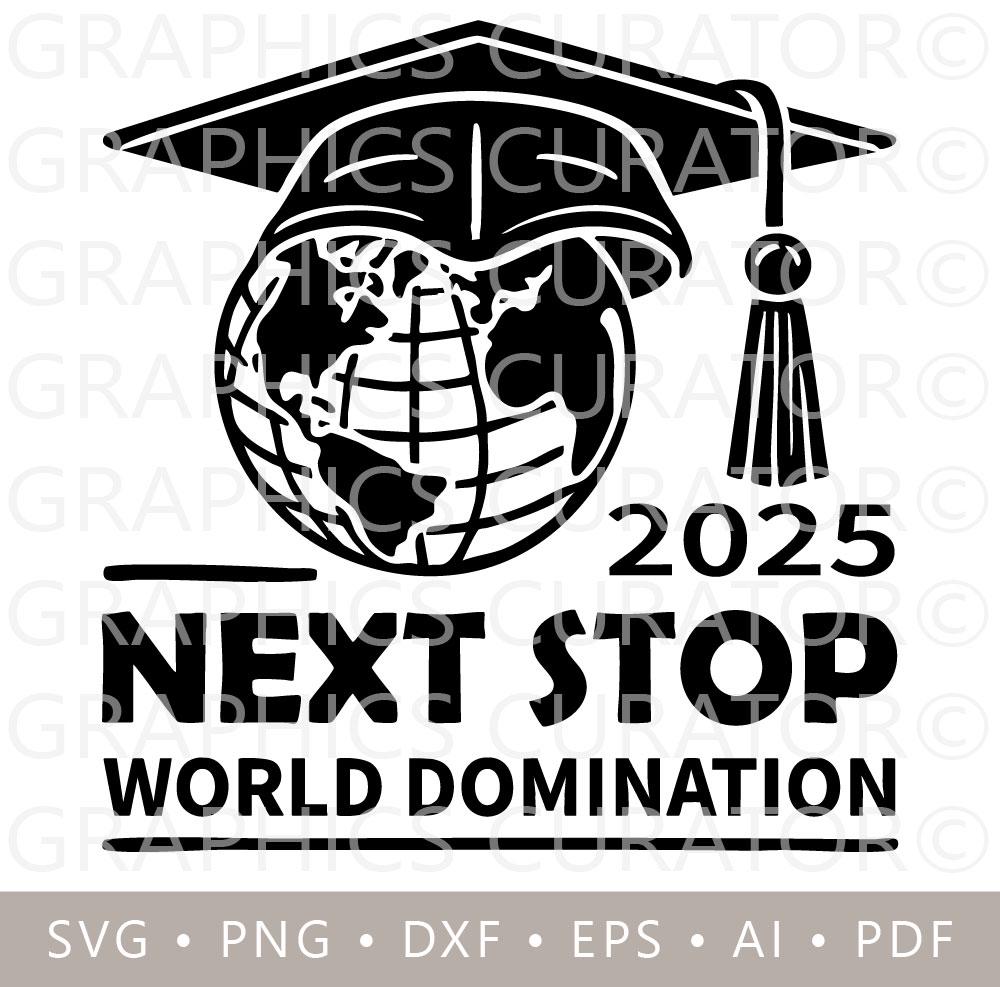 2025 Senior Graduation SVG PNG Vector Clipart Printable PDF Print ...