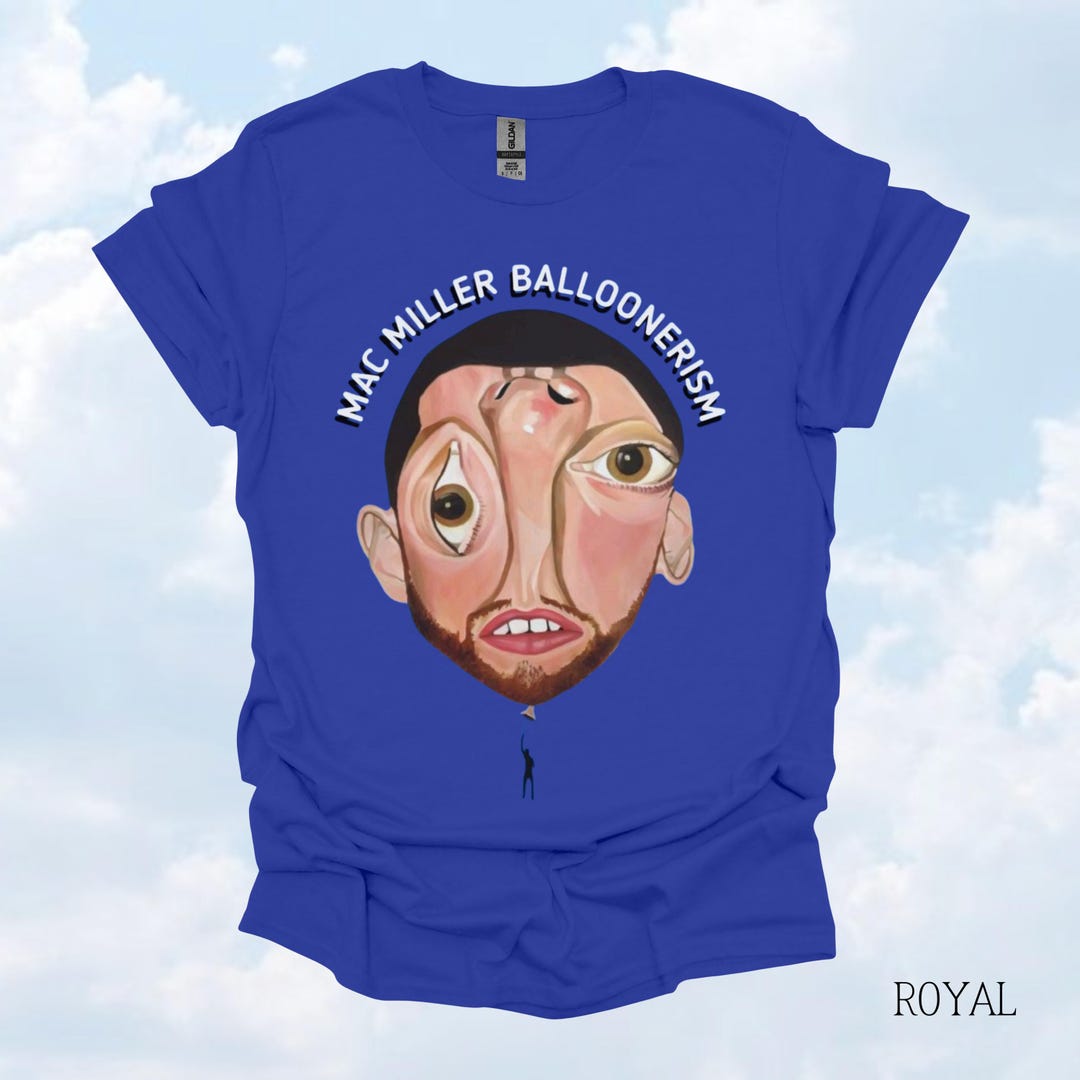 MAC MILLER Balloon Album T-SHIRT Rap,vintage Tees, Hip Hop, Pop, New ...