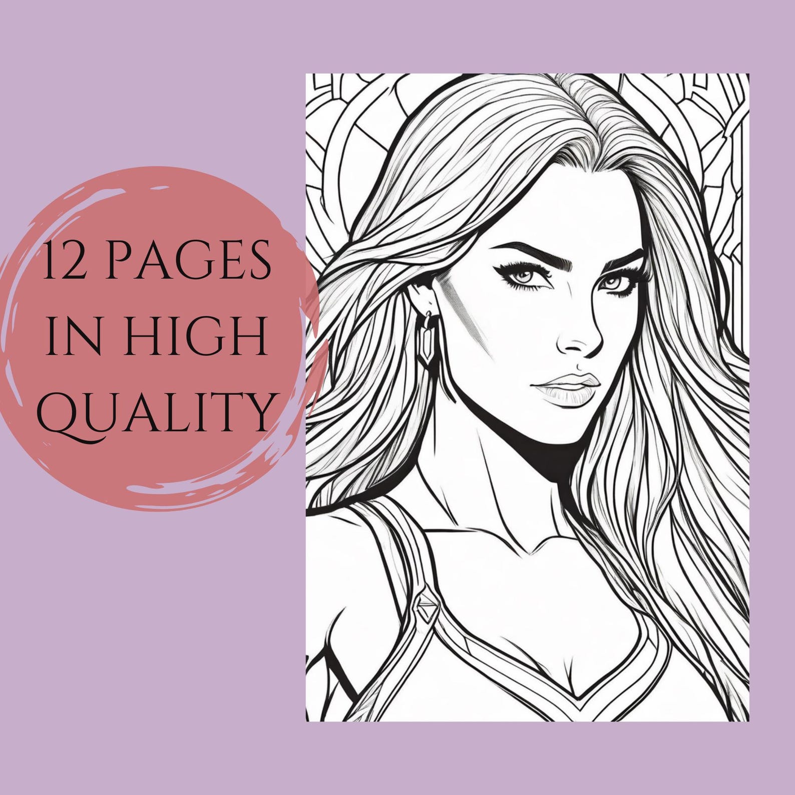 ACOTAR Colouring Pages, 12 ACOTAR Inspired Fantasy Designs, A Court of ...