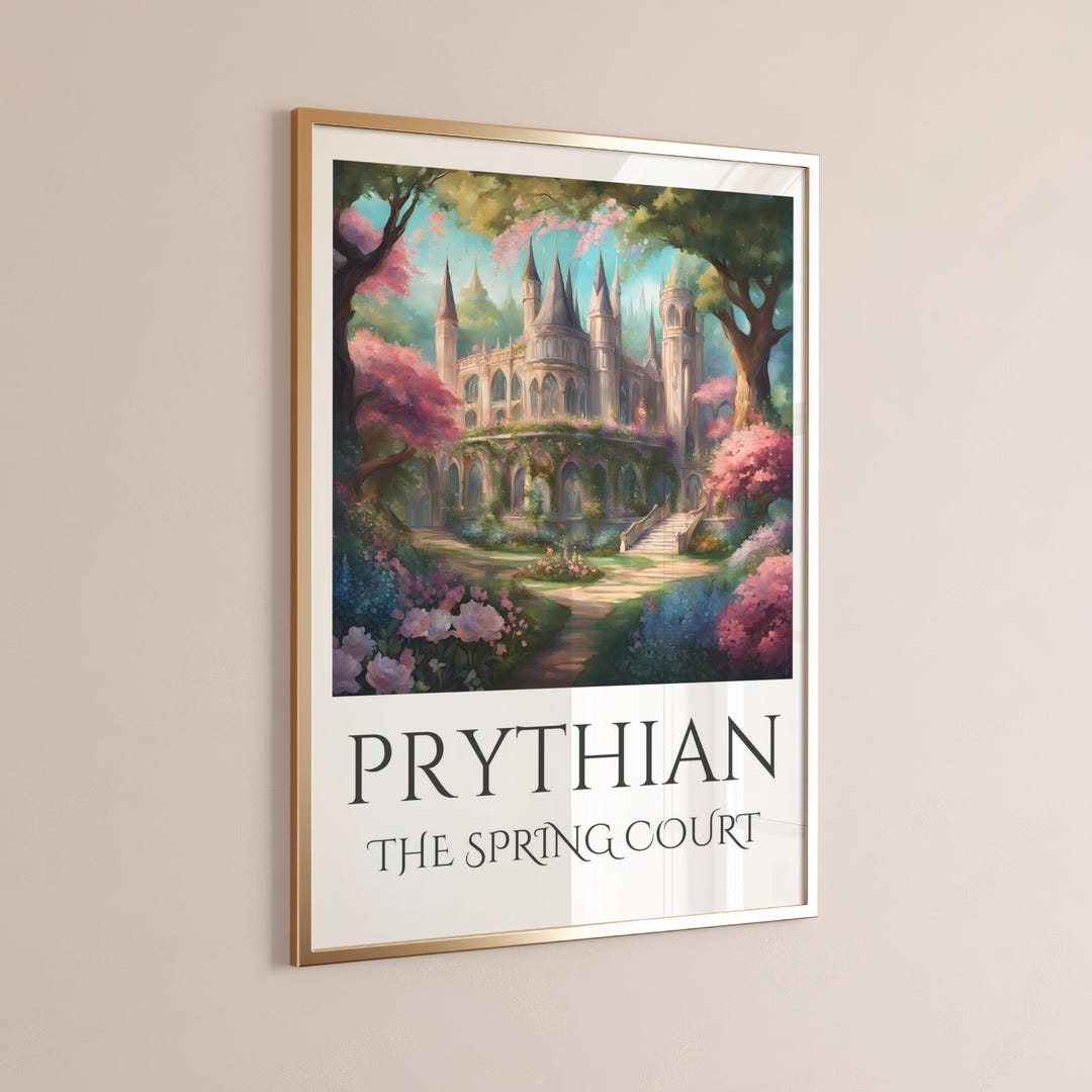 The Spring Court ACOTAR Print - ACOTAR Digital Poster - Prythian ACOTAR ...