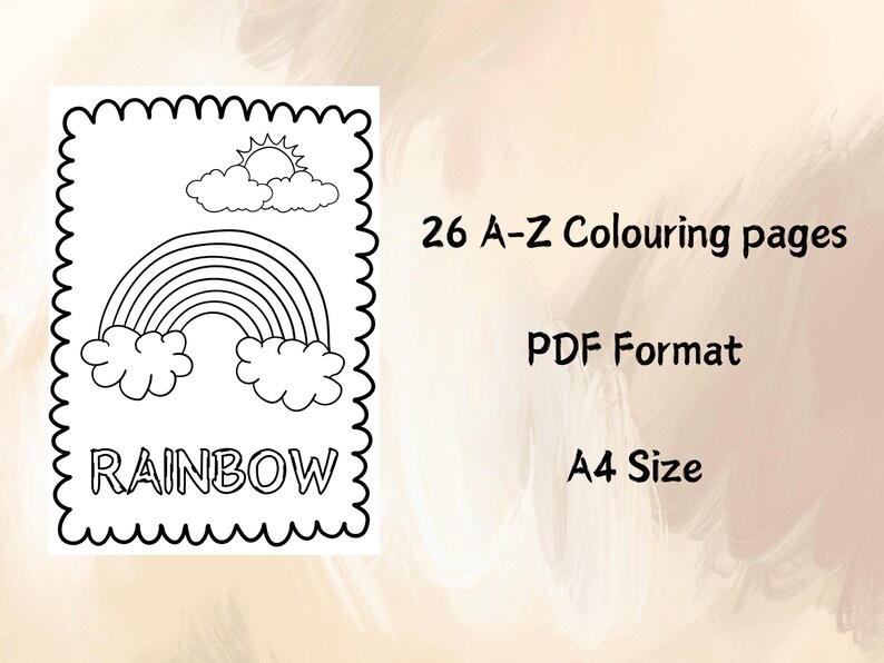 ABC Printable Colouring Pages for Kids, Toddlers, Preschoolers ...