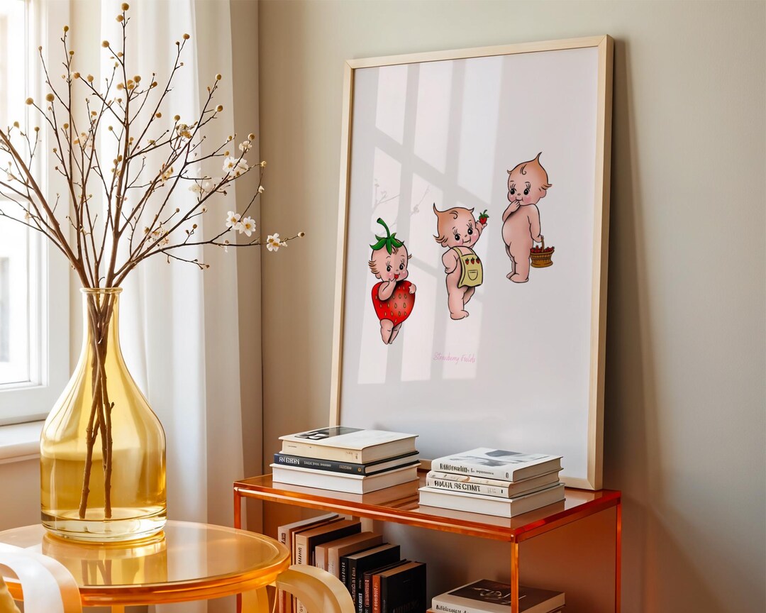 Cute Kewpie Dolls Digital Print | Strawberry Fields Wall Art | Vintage ...