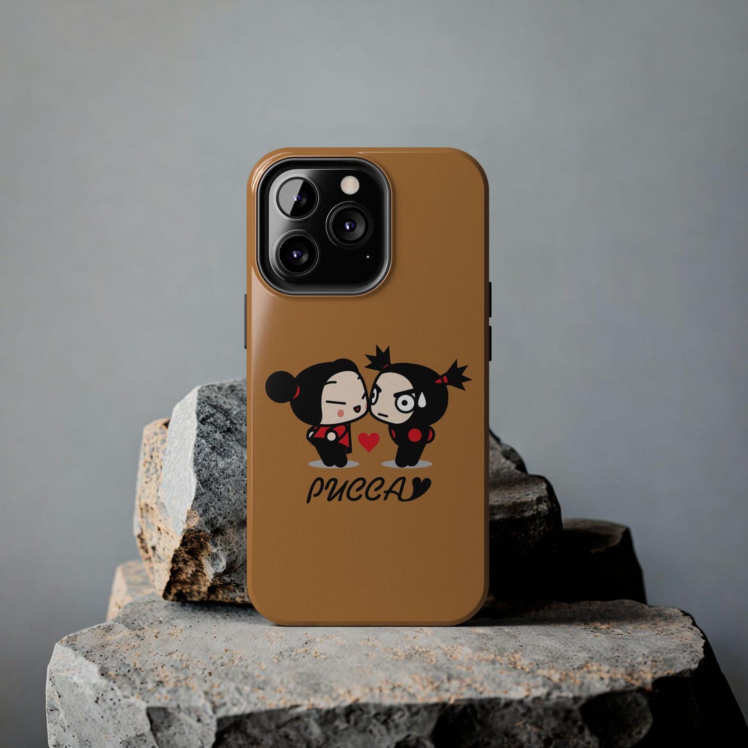 Pucca Cartoon Anime Phone Case - Kawaii Shockproof Cover for iPhone 16 ...