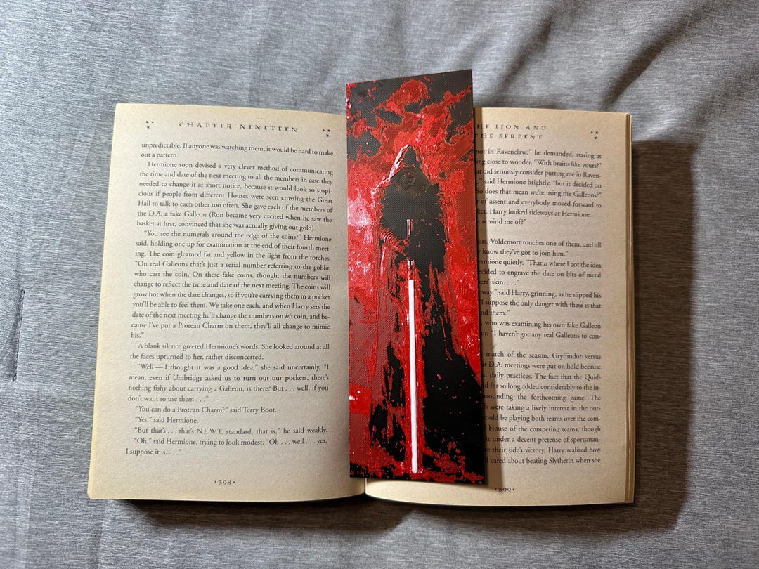 Sith Lord Hueforge Bookmark, Star Wars Bookmark - Etsy