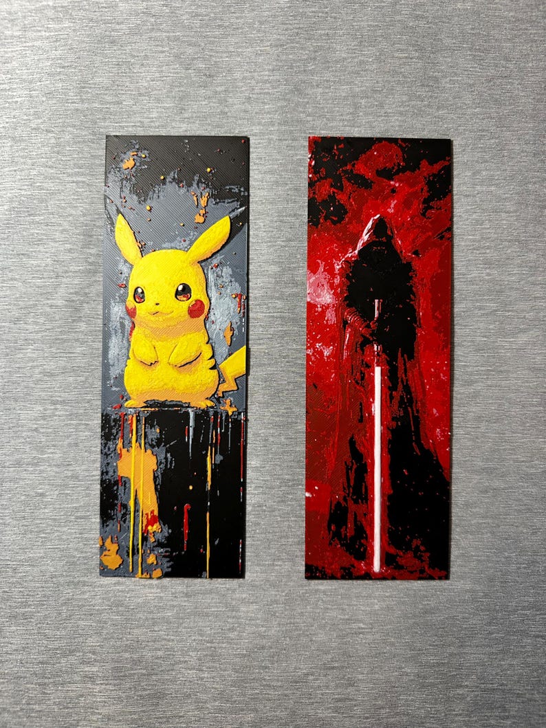 Pikachu Hueforge Bookmark, Pokemon Bookmark - Etsy