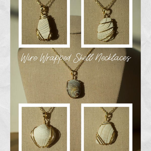 Sea Shell Wire Wrap - Etsy