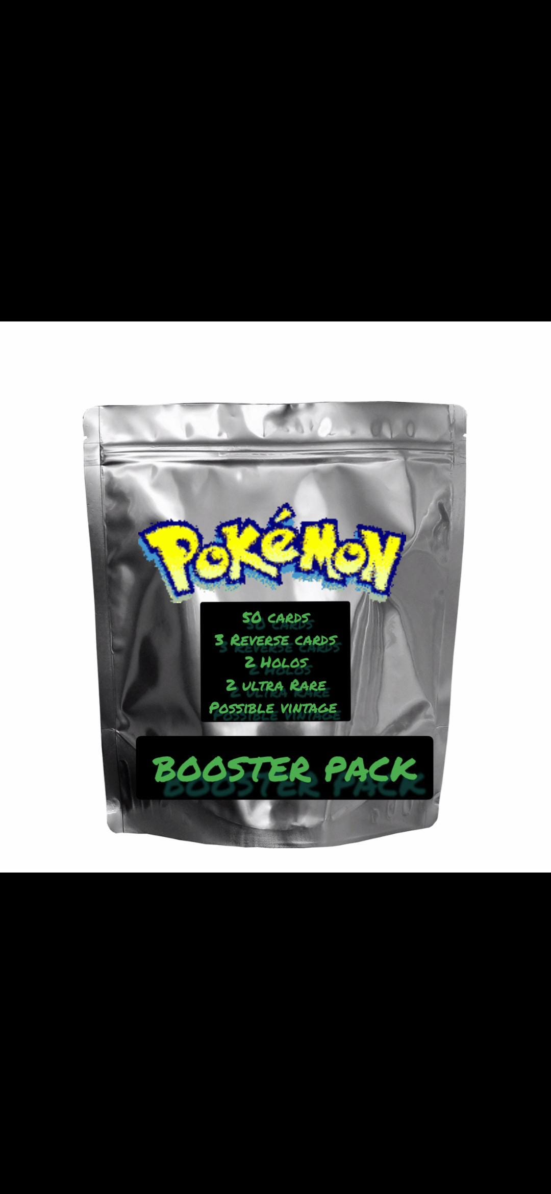 50 Card Pokemon Booster Pack - 2 Ultra Rare Cards Vmax Gmax Ex Gx , 3 ...