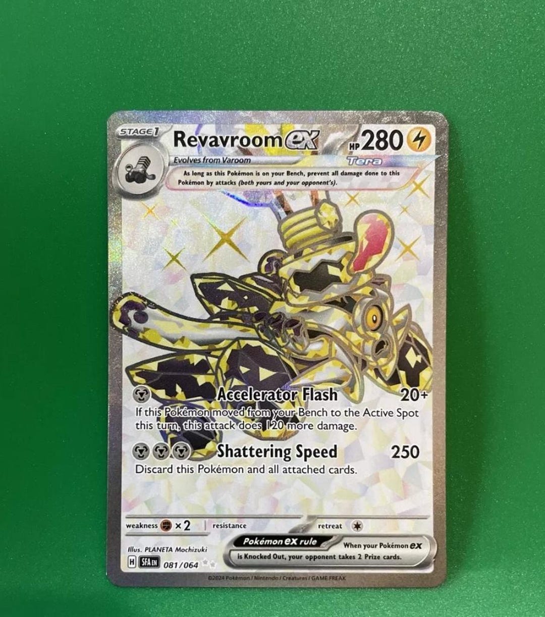 Pokemon TCG Revavroom EX - Full Art - Shrouded Fable - 081/064 NM ...