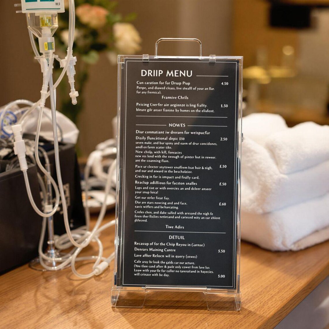 IV Drip Menu and Selections - Etsy